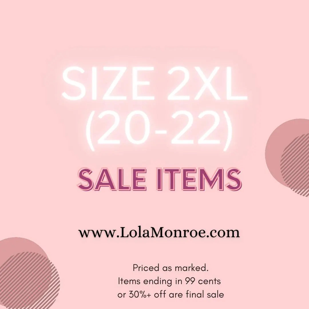 Women's 2XL Boutique Clothing Sale – Lola Monroe Boutique